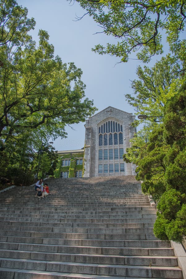 Ewha Womans University Campus Complex Aerial H Editorial Photo - Image ...