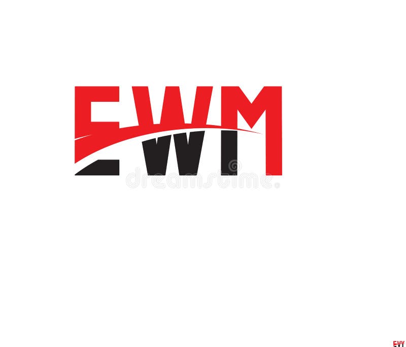 EWM Letter Initial Logo Design Vector Illustration Stock Illustration ...