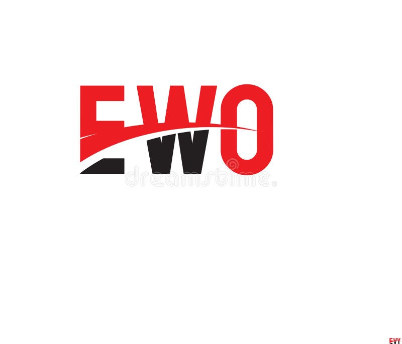 EWO Letter Initial Logo Design Vector Illustration Stock Vector ...
