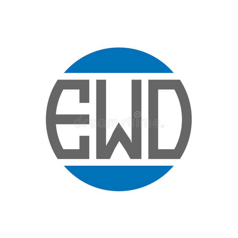 EWO Letter Logo Design on White Background. EWO Creative Initials ...
