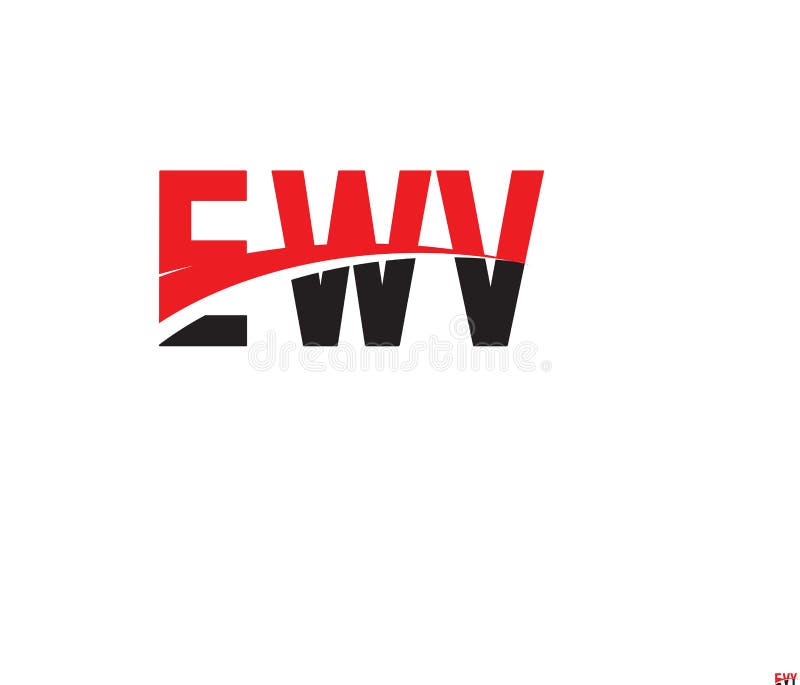 EWV Letter Initial Logo Design Vector Illustration Stock Vector ...