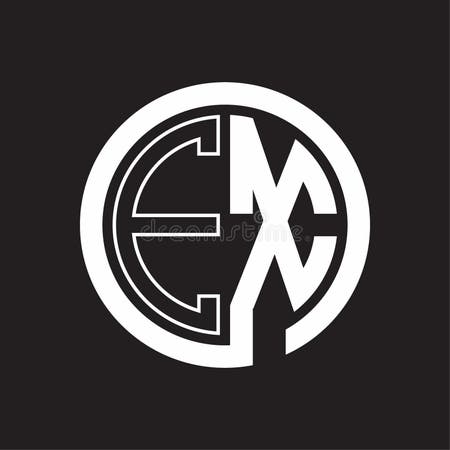 EX Logo with Circle Rounded Negative Space Design Template Stock Vector ...