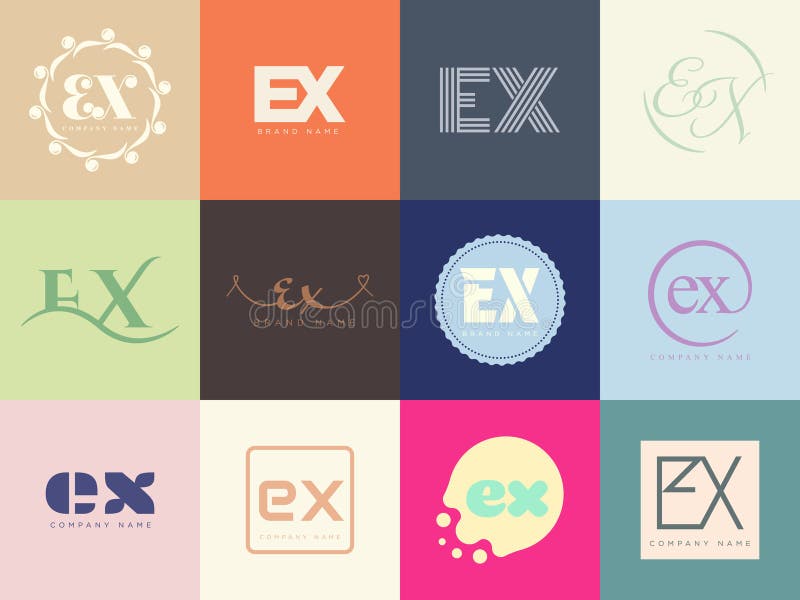 Ex Company Logo Elegant, Serious, It Company Logo Design For EFX