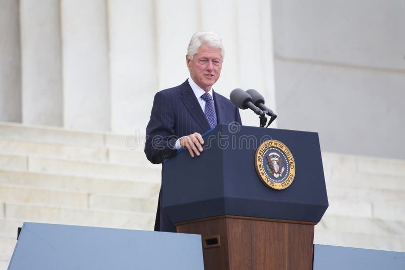 Ex-presidente Dos Estados Unidos Bill Clinton Foto de Stock Editorial ...