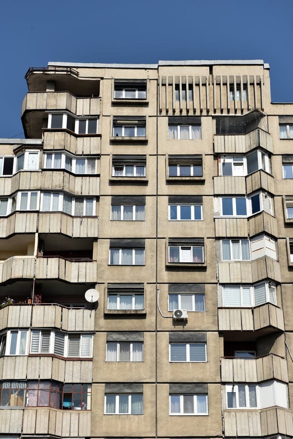 Ex Soviet Concrete Block Houses Romania Stock Photos - Free & Royalty ...