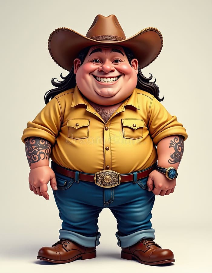 The Exaggerated Features, Detailed Clothing, and Visible Tattoos Create ...