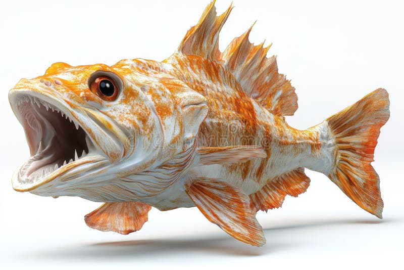 Orange Deep Sea Fish Sharp Teeth Stock Photos - Free & Royalty-Free ...