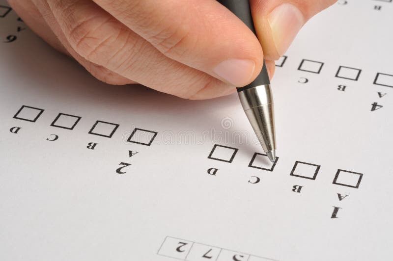 Exam stock photo. Image of data, poll, answers, form - 15170048