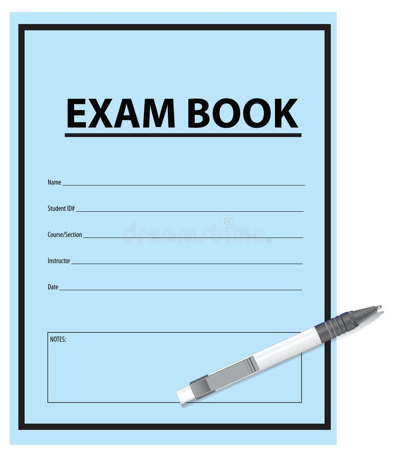 Study for Your Test Book Cover Title Best Grade Score Quiz Exam Stock ...