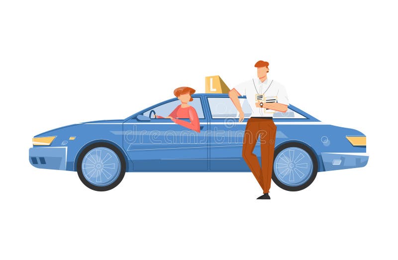 Driving Test Background stock vector. Illustration of safety - 174921389