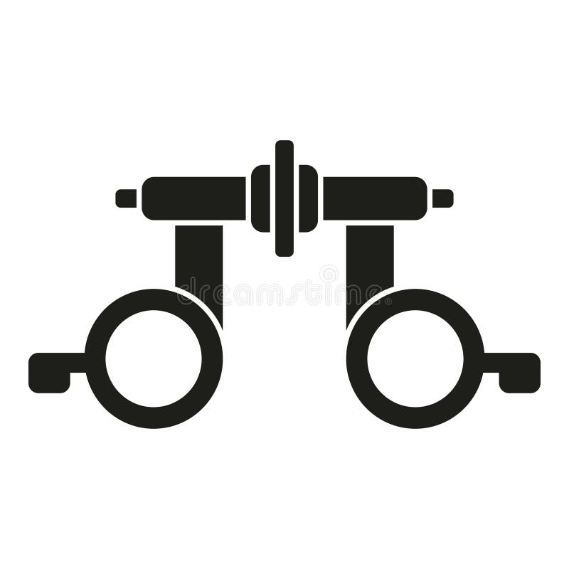 Exam Device Icon Simple Vector. Eye Test Stock Vector - Illustration of ...
