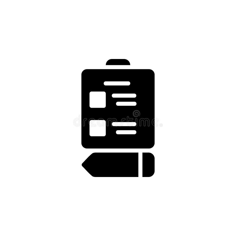 Exam Icon. Online Learning Icon. Perfect for Application, Web, Logo and ...