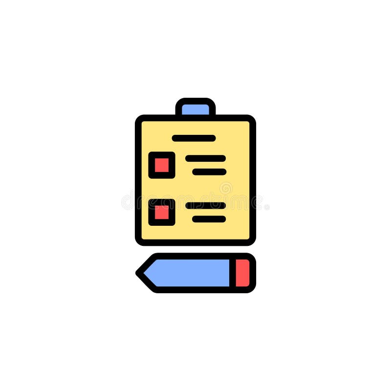 Exam Icon. Online Learning Icon. Perfect for Application, Web, Logo and ...