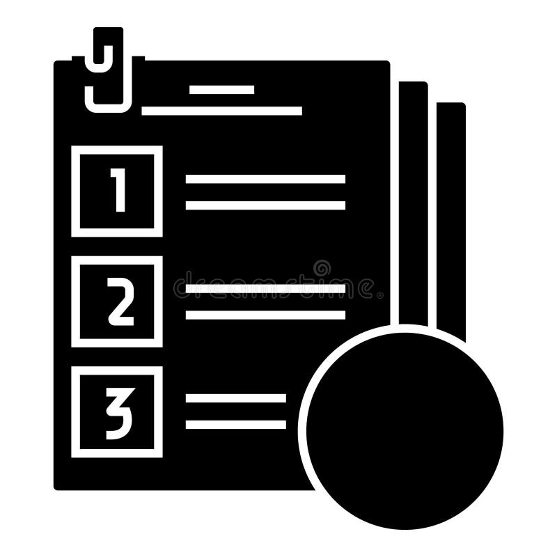 Exam Icon Vector Isolated On White Background, Exam Sign Stock Vector ...