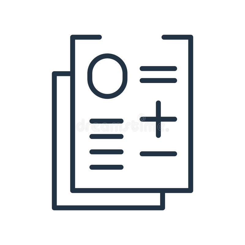 Exam Icon Vector Isolated on White Background, Exam Sign Stock Vector ...