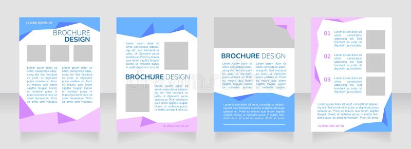 Exam Preparation Courses Blank Brochure Layout Design. College ...