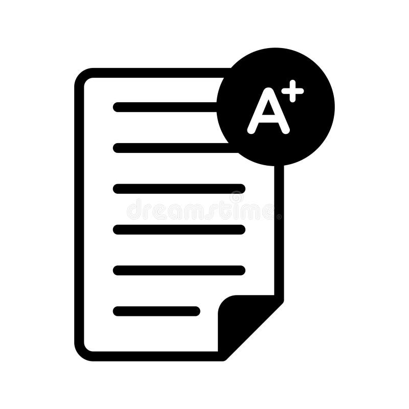 Exam Result stock vector. Illustration of achievement - 331071633