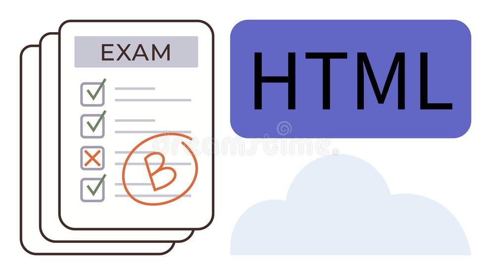 Exam Results and HTML Code Learning Represented with Graded Paper and ...