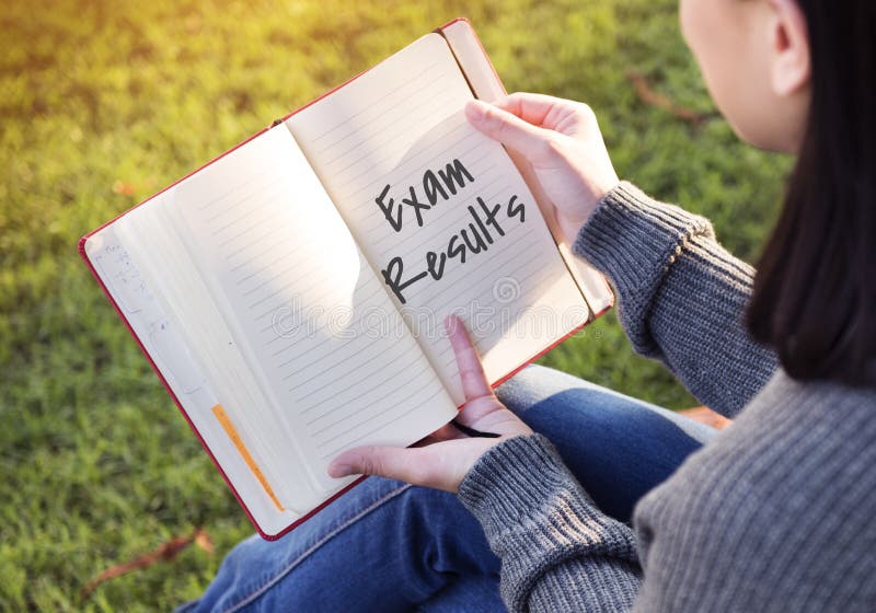 Exam Results School Examination Review Assessment Concept Stock Photo ...