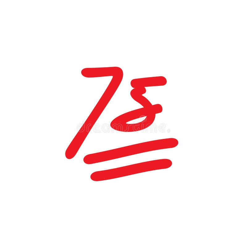 75 Exam Score, Seventy Five Test Score Illustration, Vector Stock ...