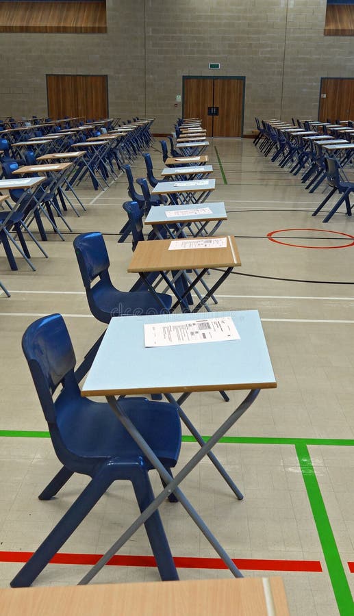 Exam tables stock photo. Image of exam, tables, ready - 52590946