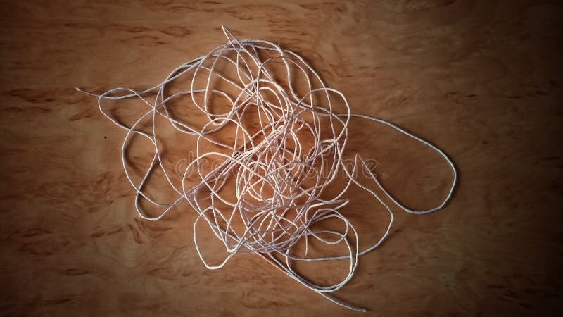 Exam Thread To Tie it Up in the Paper Stock Image - Image of correction ...