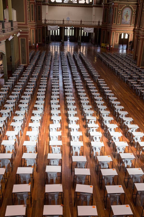 Exam time stock photo. Image of deadline, desks, equipment - 45891884