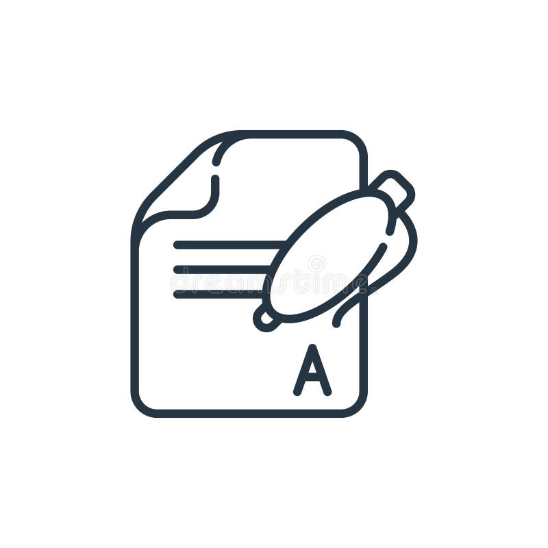 Exam Vector Icon. Exam Editable Stroke. Exam Linear Symbol for Use on ...