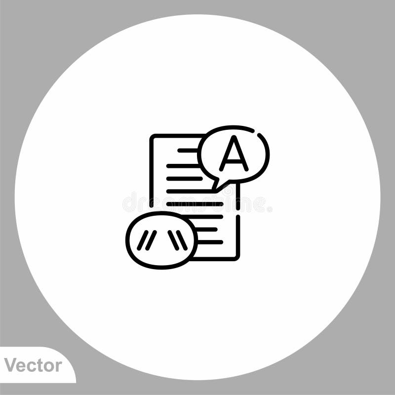 Exam Vector Icon Sign Symbol Stock Vector - Illustration of book ...