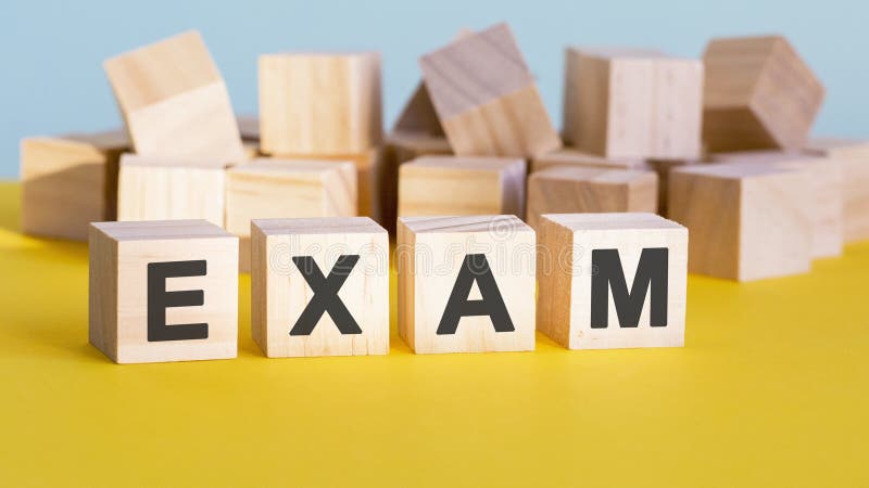 Exam Word Construction with Letter Blocks and a Shallow Depth of Field ...