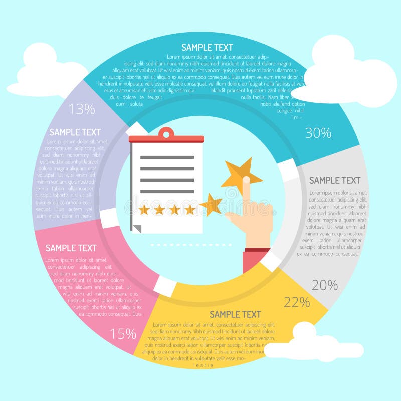 Examen Infographic illustration de vecteur. Illustration of données ...
