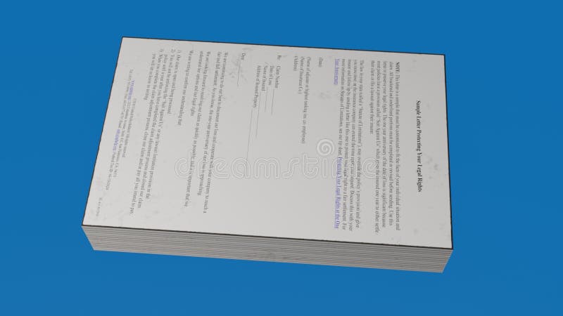 Examination Paper Stack with Blue Background Stock Photo - Image of ...