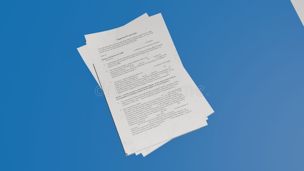 Examination Paper Stack with Blue Background Stock Illustration ...