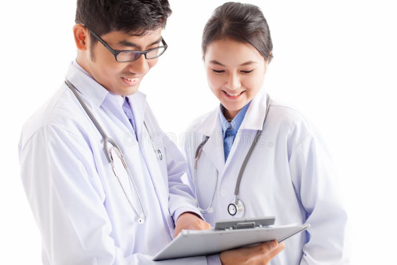 Examination results stock photo. Image of assistant, healthcare - 26786088