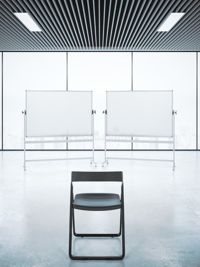 Examination Room with Two Blank Whiteboards . 3d Rendering Stock ...