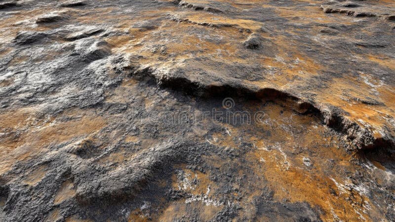Examine Abstract Rough Terrain Surface and Geological Formation Texture ...