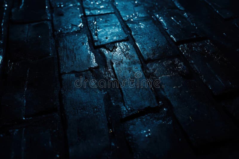 Examine Blue Stone Blocks, Revealing Texture and Depth of Material ...