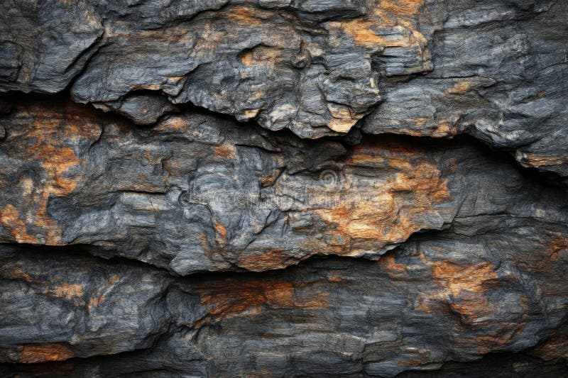 Examine Rock Layers and Textures with Earthy Tones and Natural Formations Stock Image - Image of ...