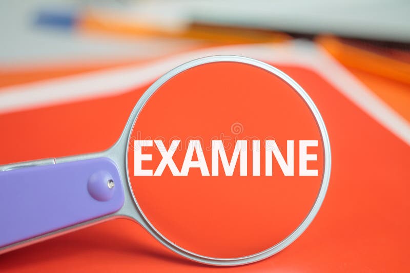 477 Examine Text Magnifying Glass Background Stock Photos - Free ...