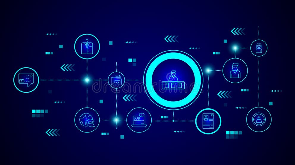 Examiner Icon. from Interview Set Stock Illustration - Illustration of ...