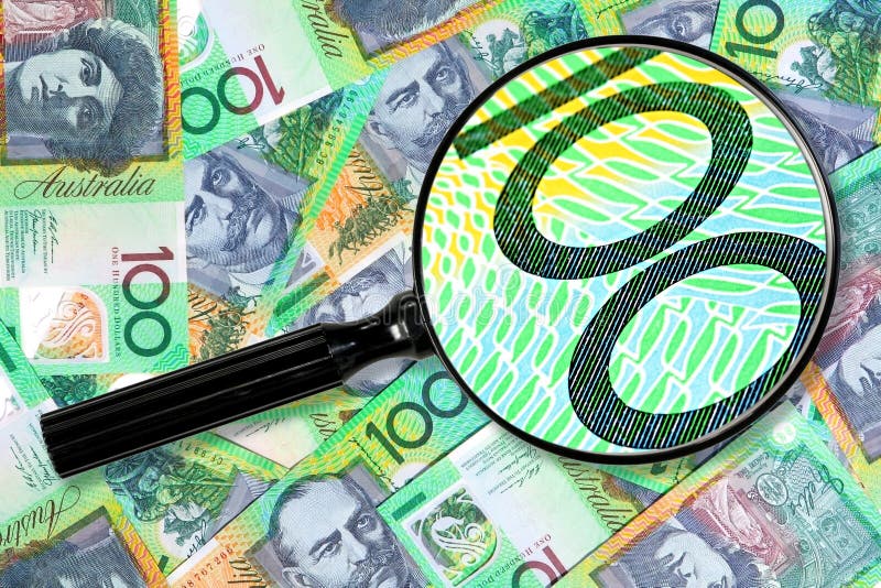 Aussie Money Border stock image. Image of vertical, notes - 7172811