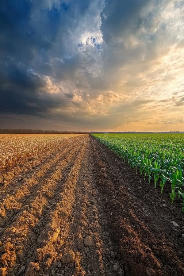 Examining Climate Change Effects Healthy Crops Vsdrought Impacted ...