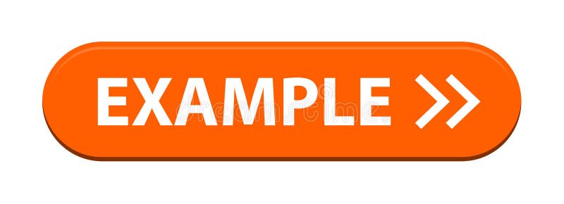 Example Button. Example Sign. Key. Push Button Stock Vector ...