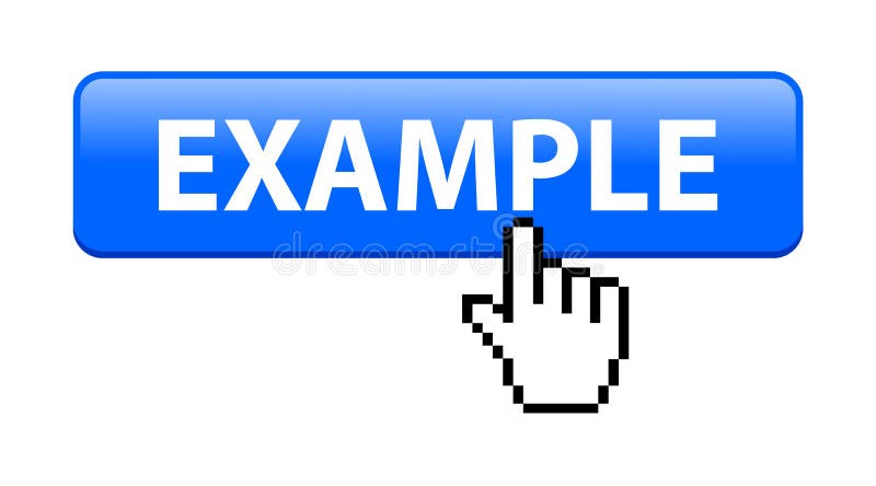 Example button stock vector. Illustration of communication - 220539819