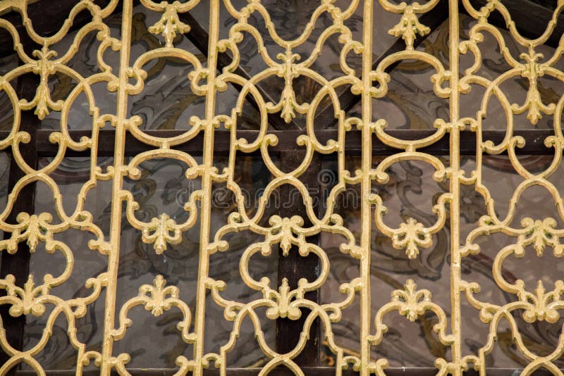 Example of Art Patterns on Metal Stock Photo - Image of design, metal ...