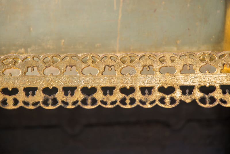 Example of Art Patterns on Metal Stock Image - Image of inlay, antique ...