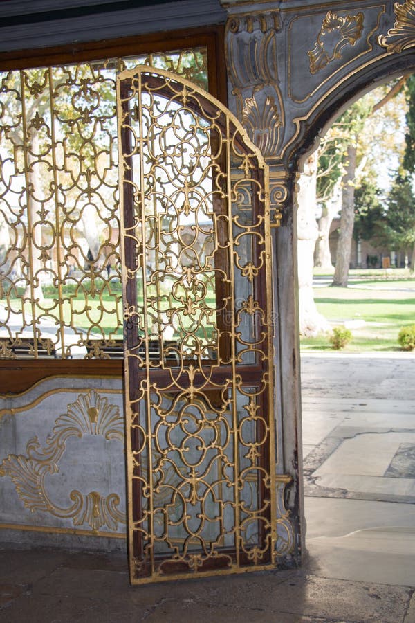 Example of Art Patterns on Metal Stock Photo - Image of historic ...