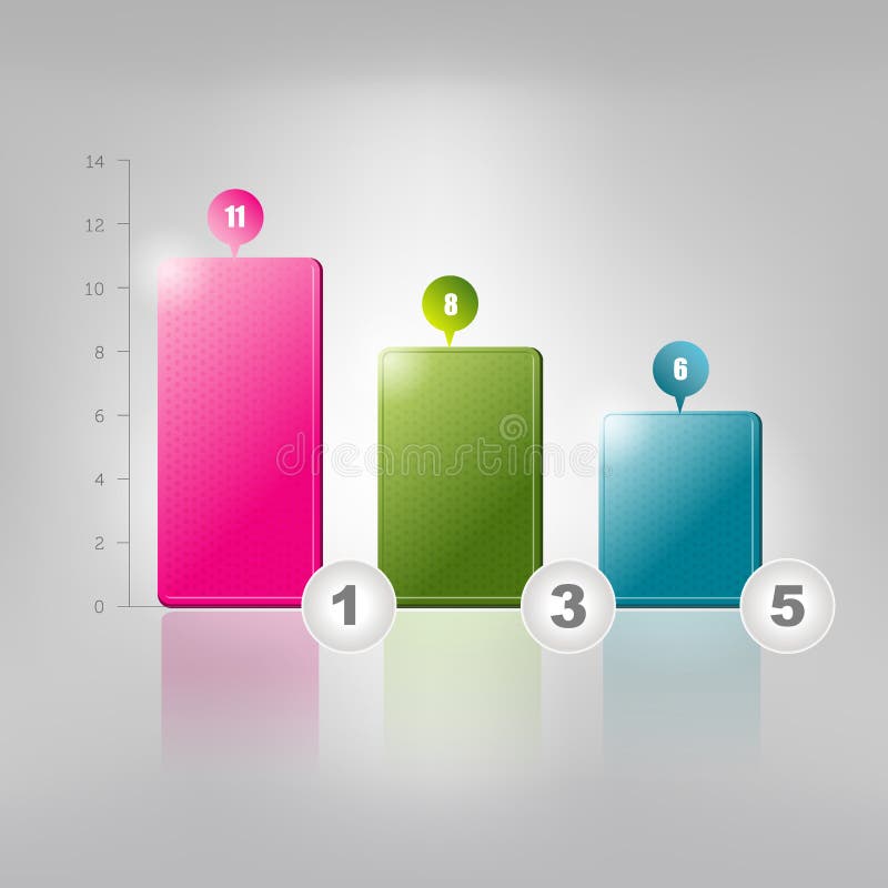 Example of business graph. stock vector. Illustration of infographics ...