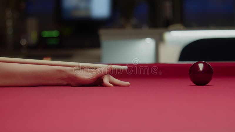 An Example of the Correct Positioning of the Hand Under the Cue when ...