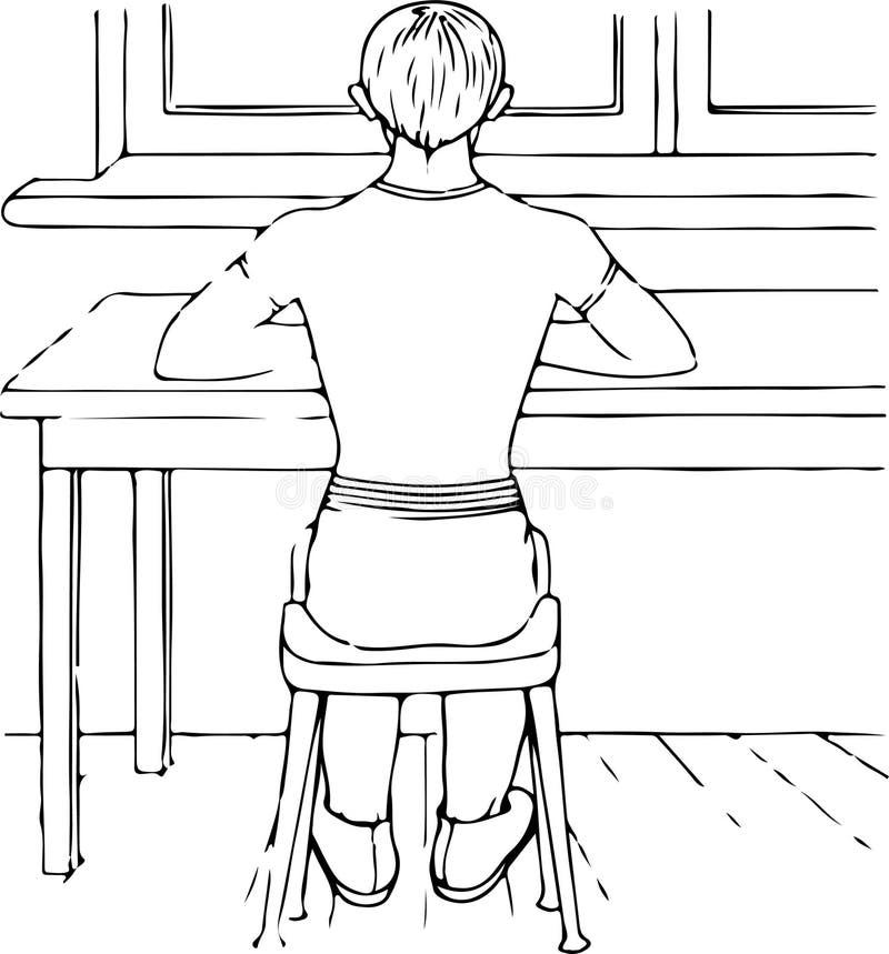 An Example of a Correct Posture that a Person Should Have when he Sits ...